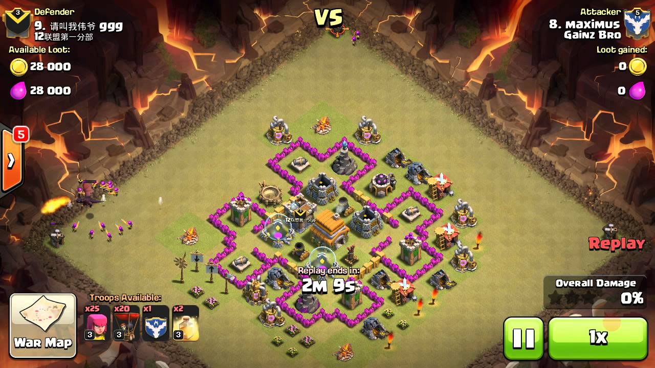 Clash Of Clans clan Wars Th6 Best Attack Strategy YouTube clash-of-clans-clan-wars-th6-best-attack-strategy-youtube