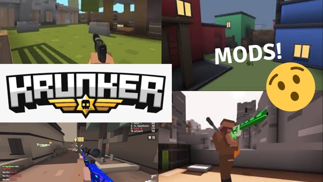 Game Time : Ep 1 (krunker.io) + (mods) - YouTube