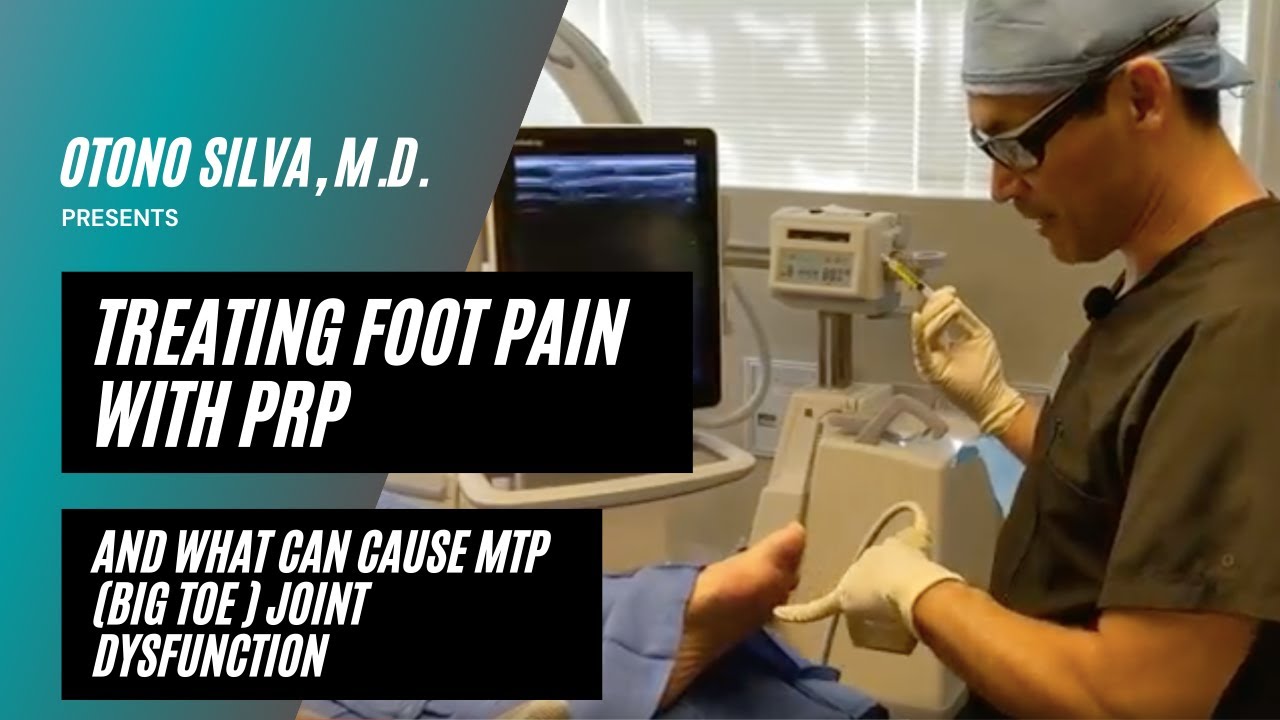 Metatarsophalangeal PRP Injections - YouTube