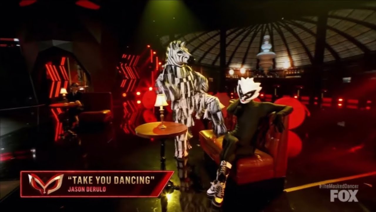 Zebra Dances To "Take You Dancing" By Jason Derulo | Masked Dancer | S1 ...