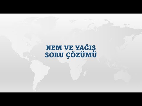 Nem ve Yağış Soru Çözümü