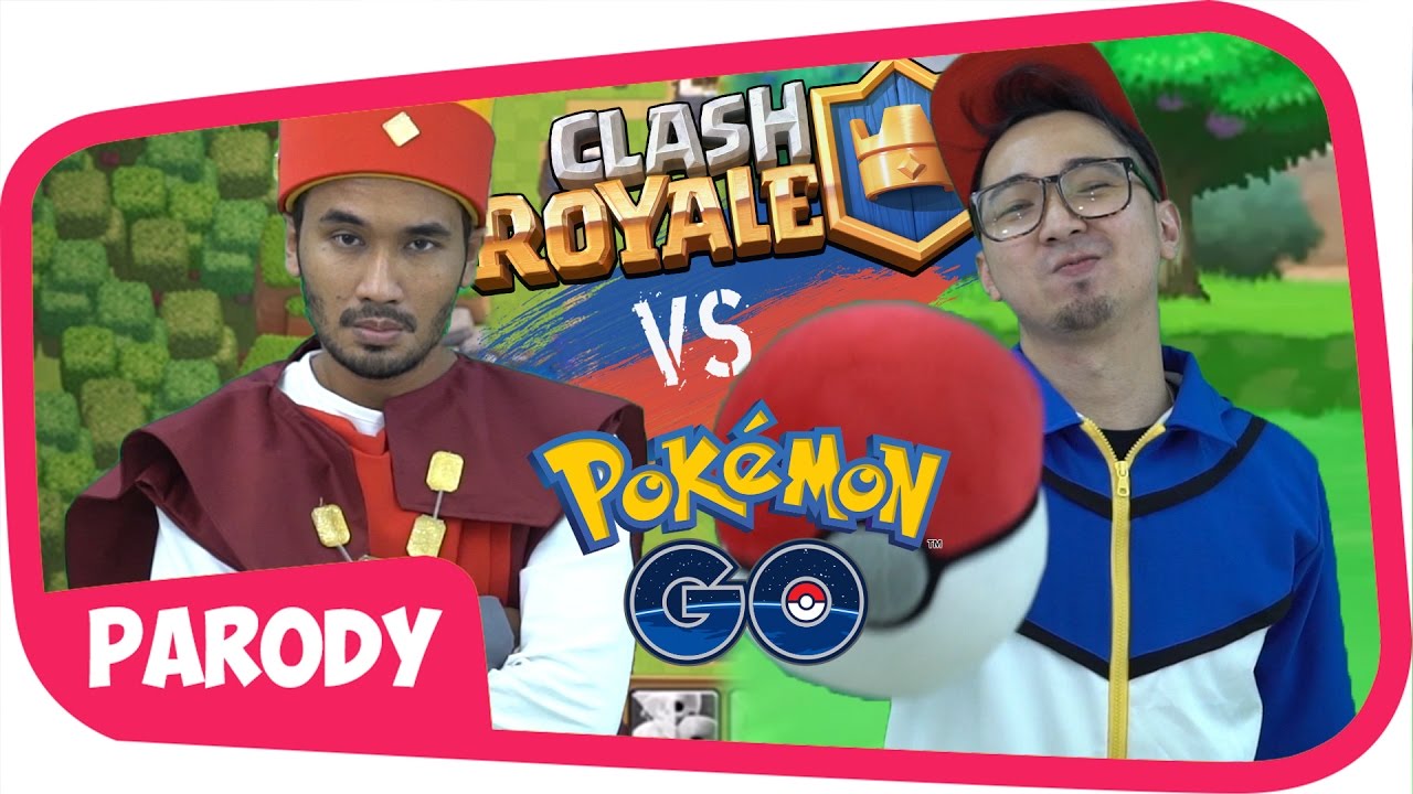 CLASH ROYALE vs POKEMON GO !! [ one minute rap battle ] - YouTube