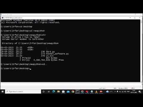 Familiarizing with Command Prompt for developing FullStack application - YouTube