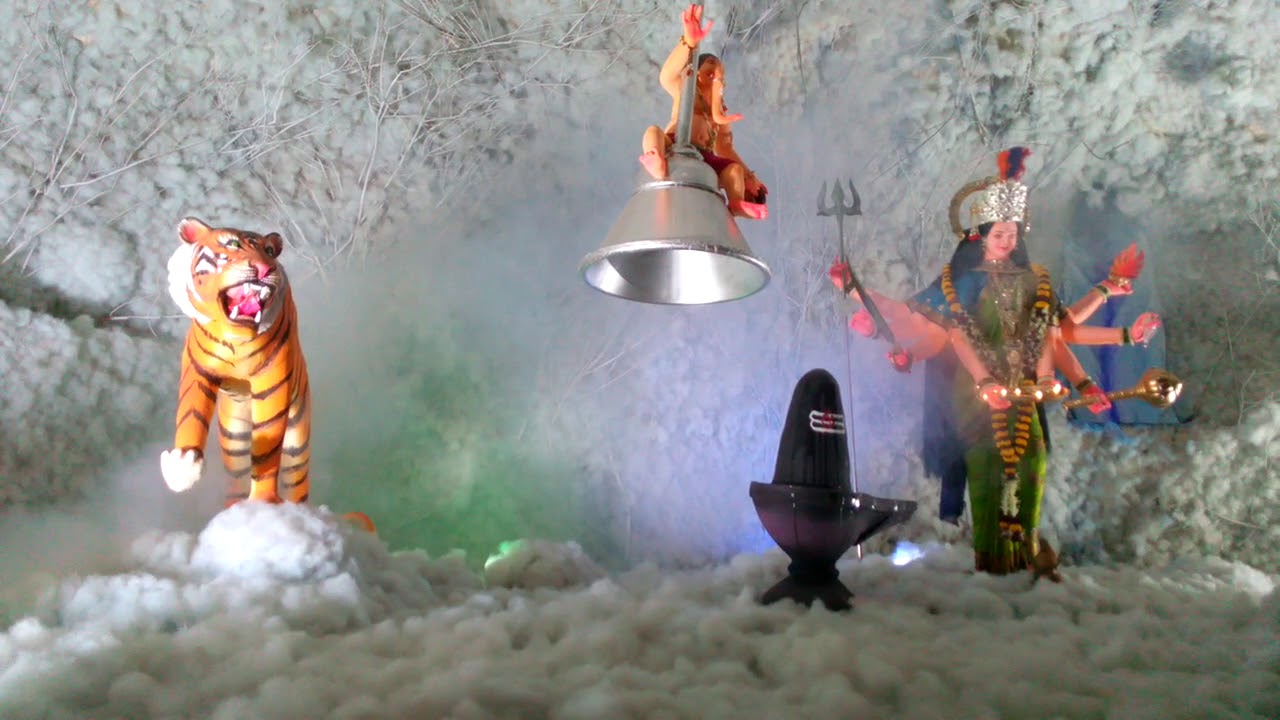 Yavatmal durga ustav images durga devi foto 2017 - YouTube