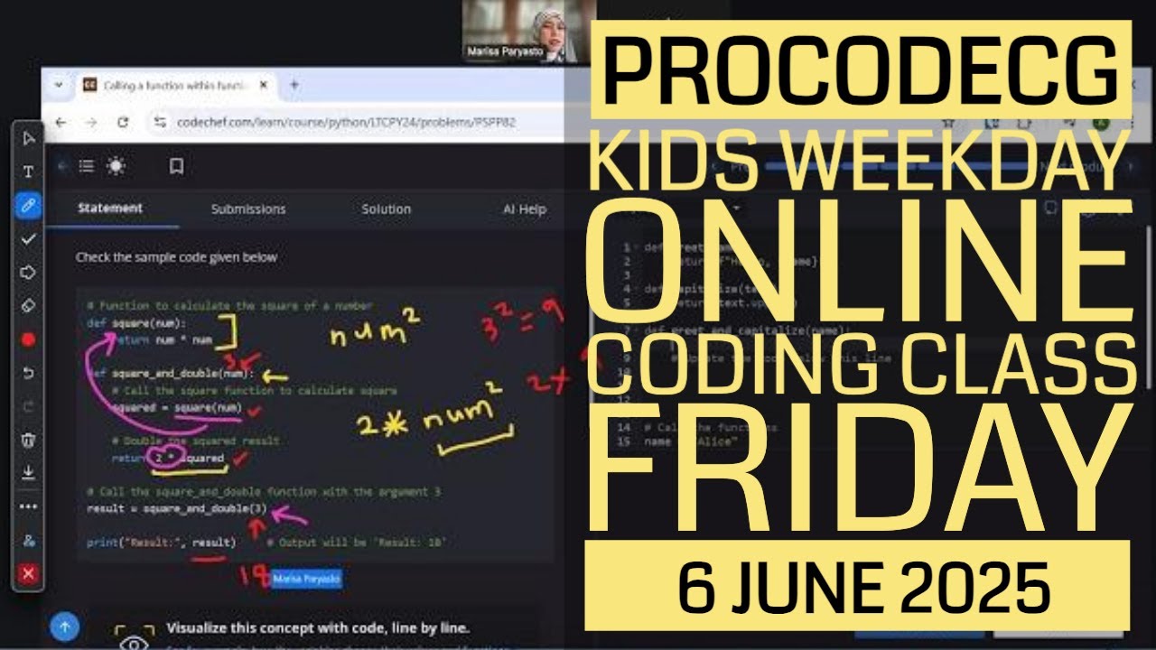 ProCodeCG Kids Weekday Coding Class - Friday - 9 June 2025 - YouTube