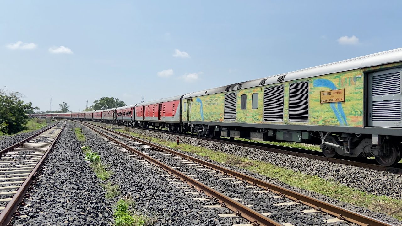 Full HD Sachkhand Superfast express in 100kmph action !! - YouTube