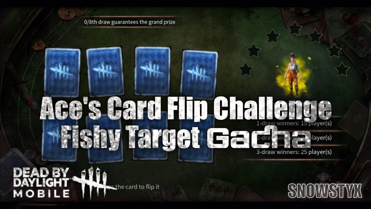 Ace's Card Flip Challenge Gacha - Deathslinger Fishy Target | Dead by ...