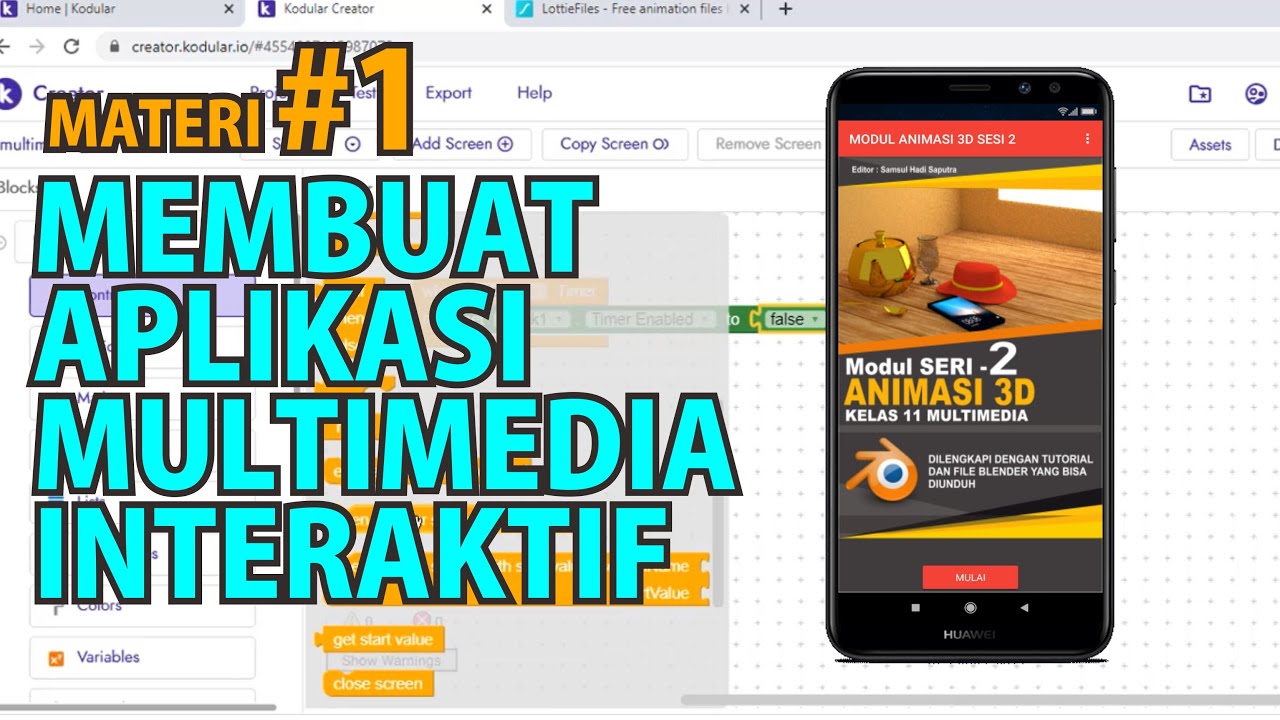 Materi #1 Membuat Multimedia Interaktif Berbasis Android - YouTube