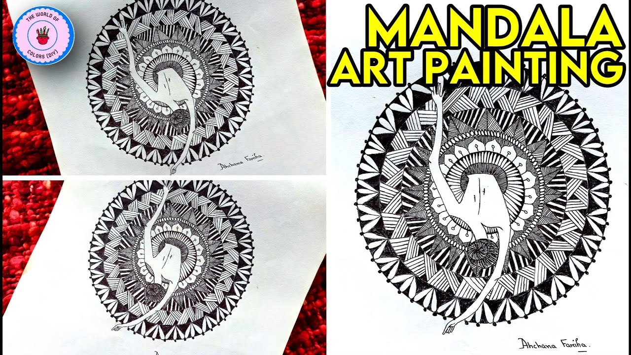 Basics to 2D DOODLE Mandala ART (Zentangle Art) #1 !!! - YouTube
