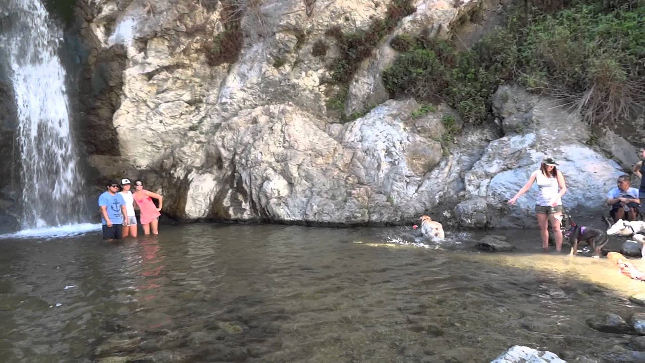 Pasadena Waterfall 2 - YouTube