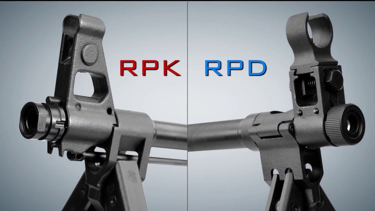 LCTairsoft RPD AEG VS RPK AEG (CHINESE) - YouTube
