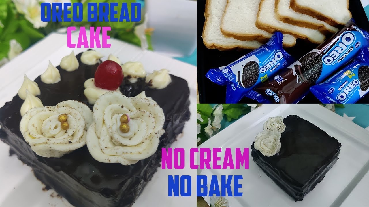 Oreo Cake | Oreo Biscuit cake| Bread Cake with Oreo | Cake Recipe ...
