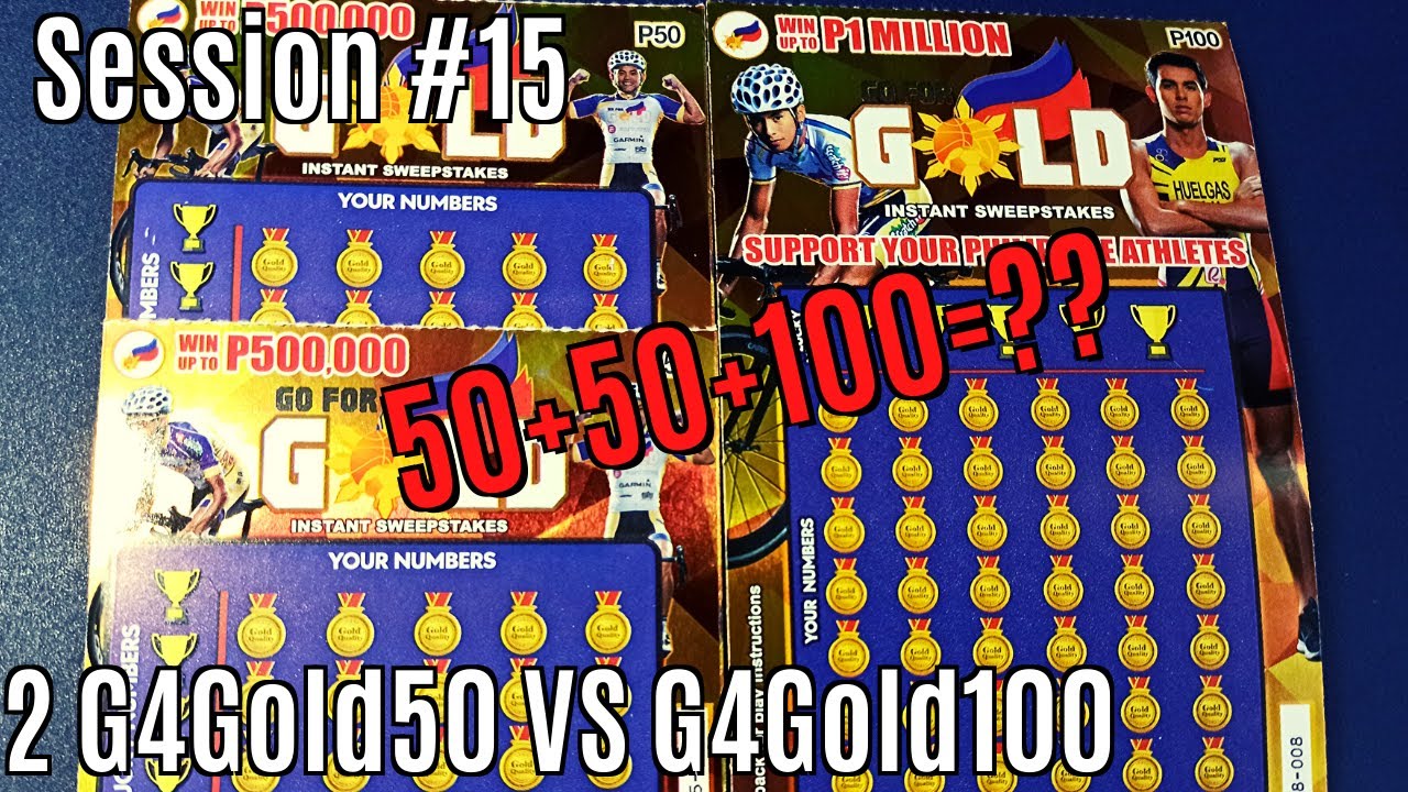 Swerte Ba?: Session 15 | 2 G4Gold50 VS G4Gold100 | PCSO Scratch It ...
