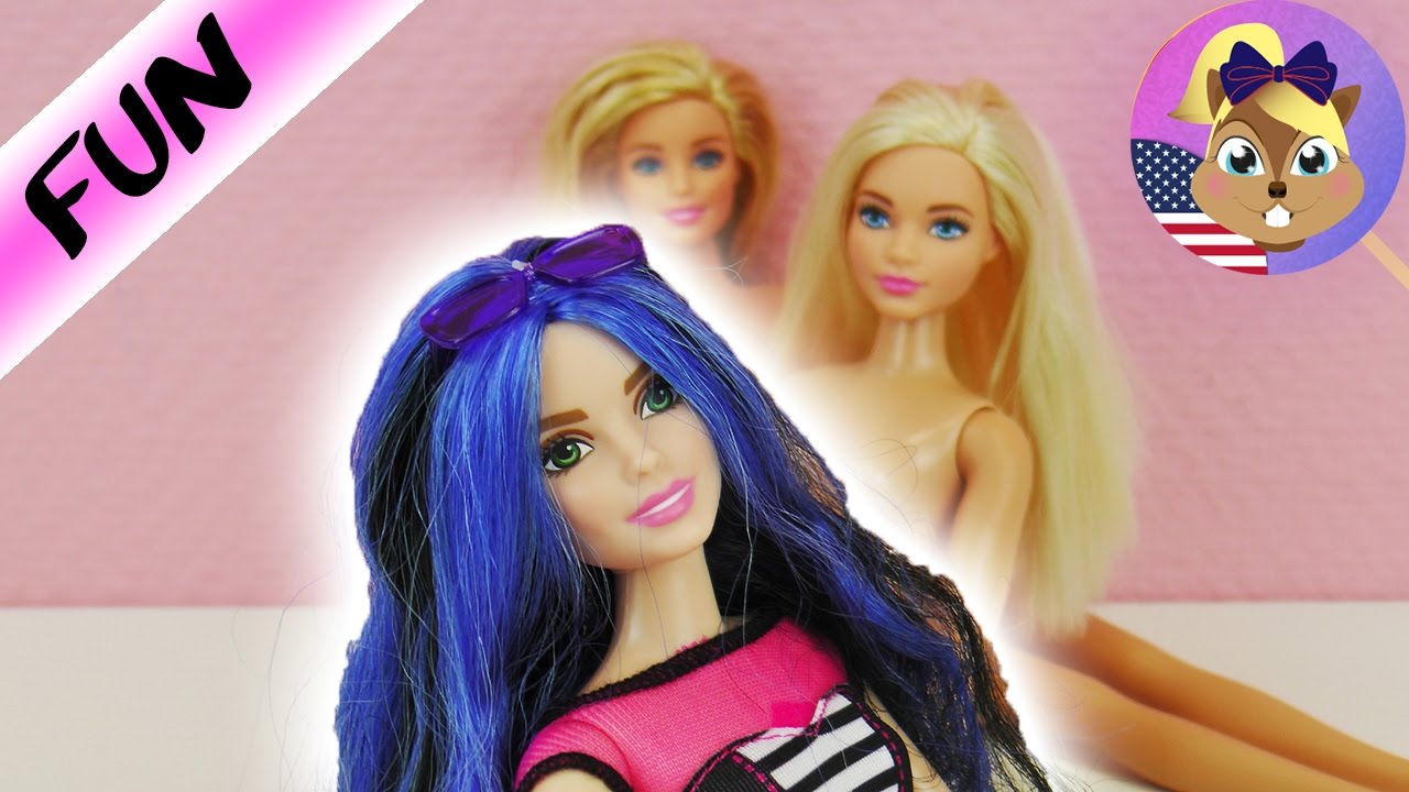 Barbie COMPARISON | Fashionista Barbies with Curves vs. regular Barbie ...