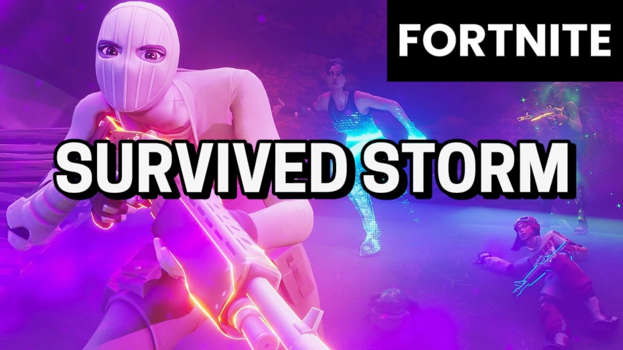 We Survived A Late Game STORM CIRCLE In Fortnite - YouTube
