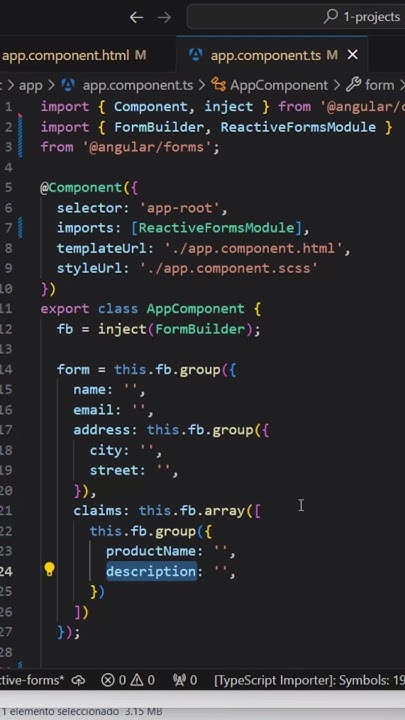 Reactive Forms en Angular V19: FormGroup, FormArray y FormControl. - YouTube