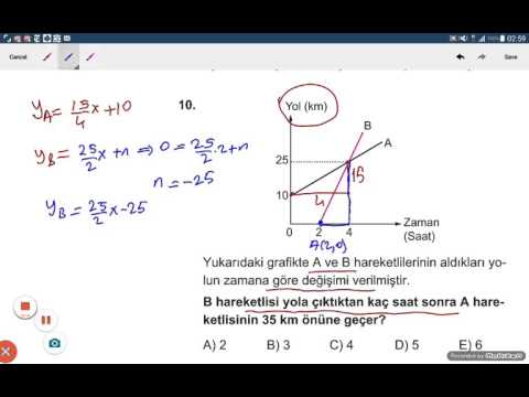 12+MATEMATİK MEB KAZANİM TESTİ YGS GRAFİK PROBLEMLERİ TEST 26C