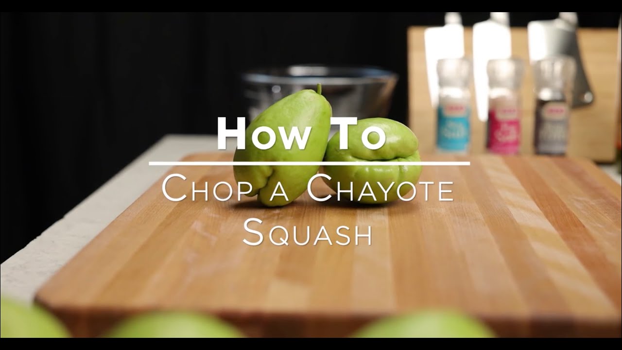 H-E-B Back to Basics: How to Chop a Chayote Squash - YouTube
