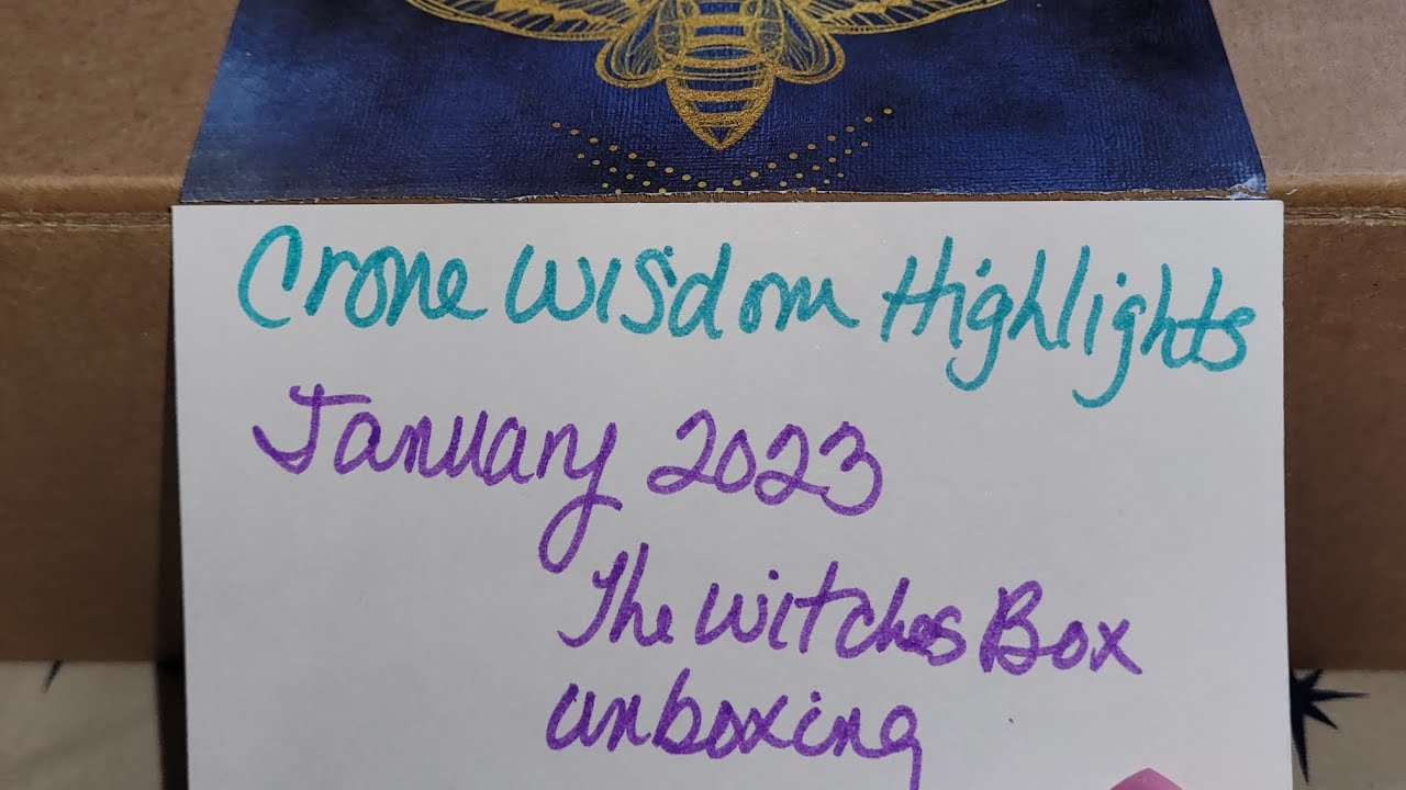 The Witches Box Unboxing, January 2023. PART 1 - The "Nest of ...