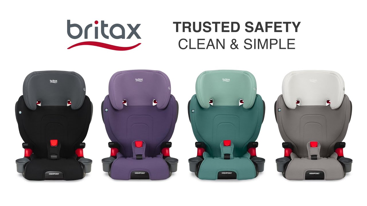 Britax Highpoint 2-Stage Booster Seats: Trusted Safety, Clean & Simple ...