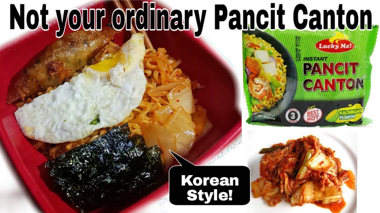 Level up Pancit Canton (Korean Style) Ang sarap!!! - YouTube