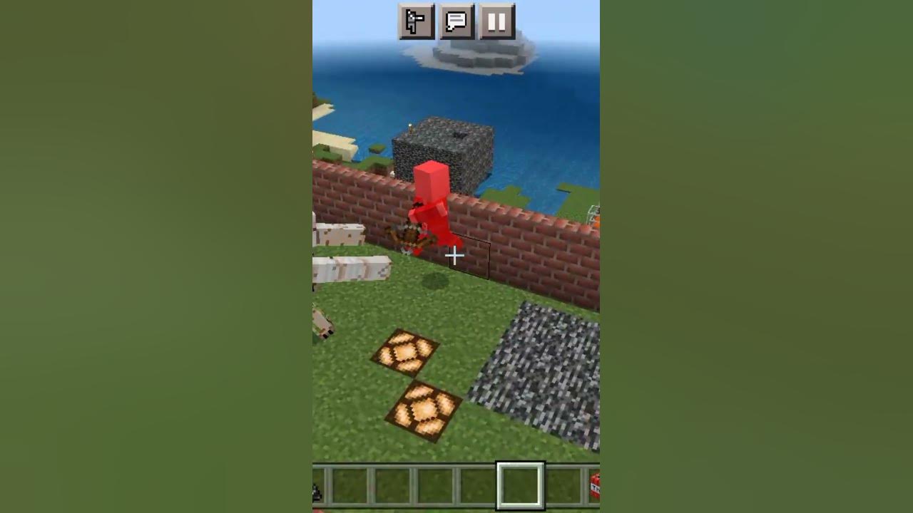 Iron Golem Vs Pillager Mobs Battle S1 Minecraft Minecraftshorts