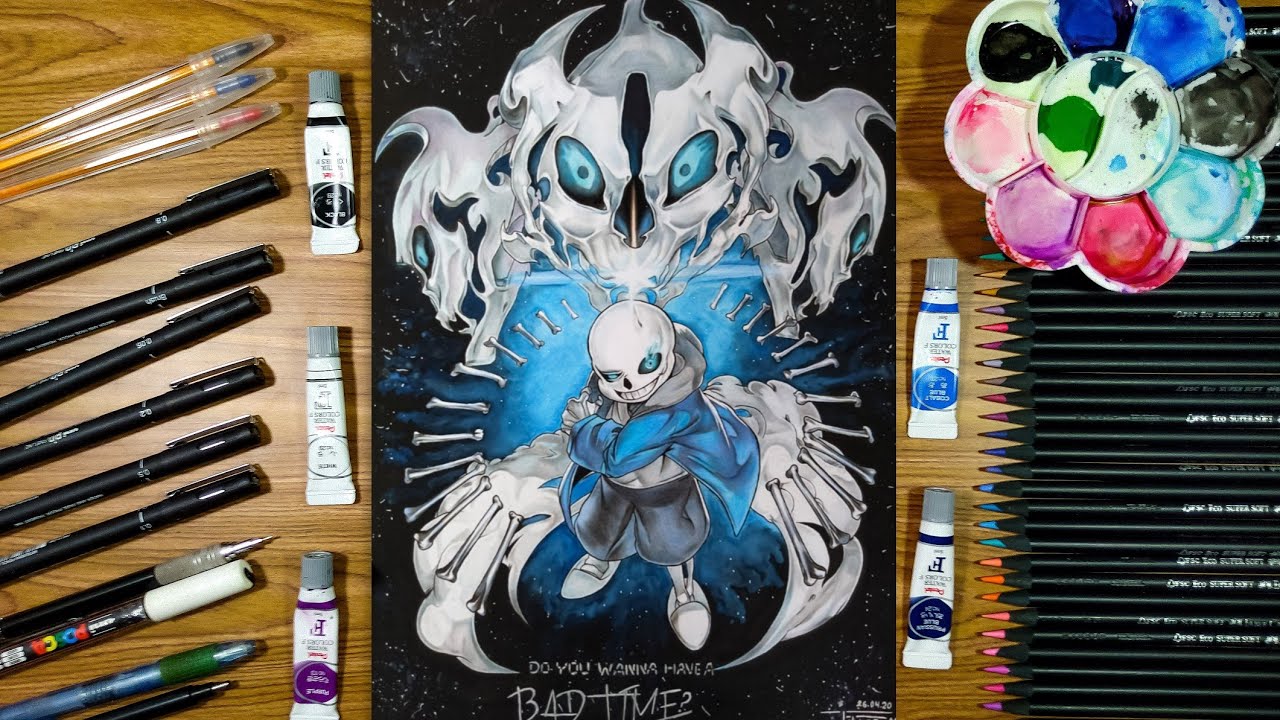 Drawing Sans [Undertale] - YouTube