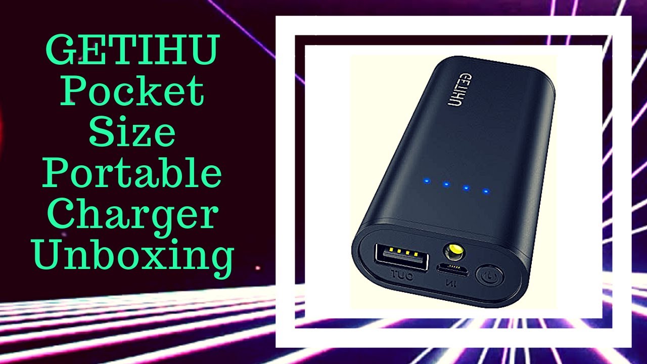 GETIHU Pocket-size Portable Charger Unboxing - YouTube