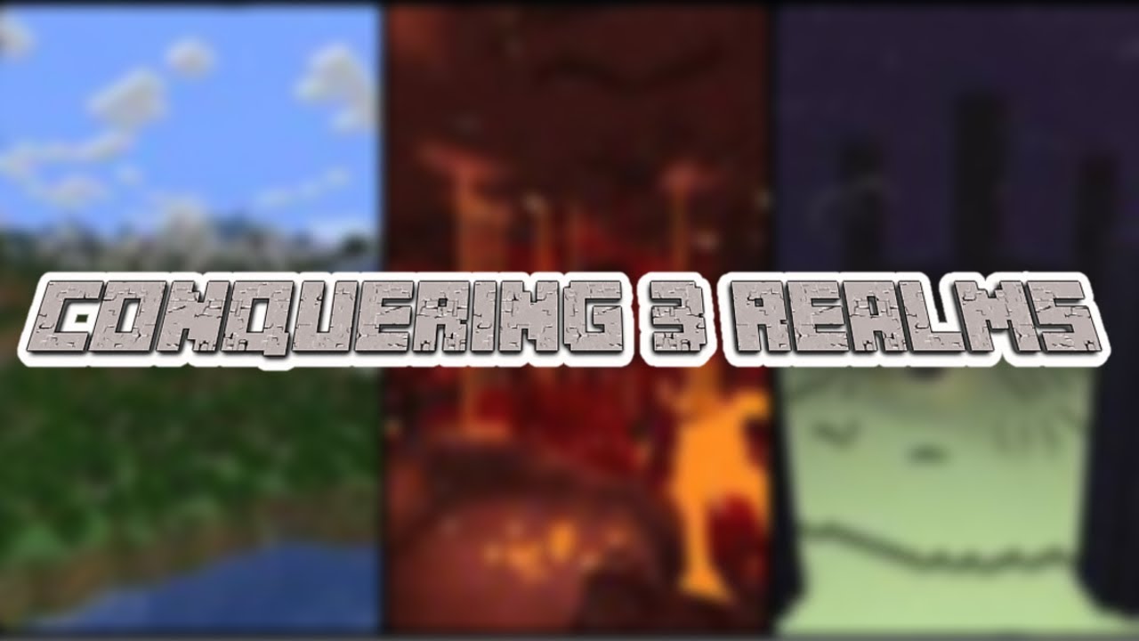 Conquering 3 Realms (Minecraft Challenge S1:E1) - YouTube