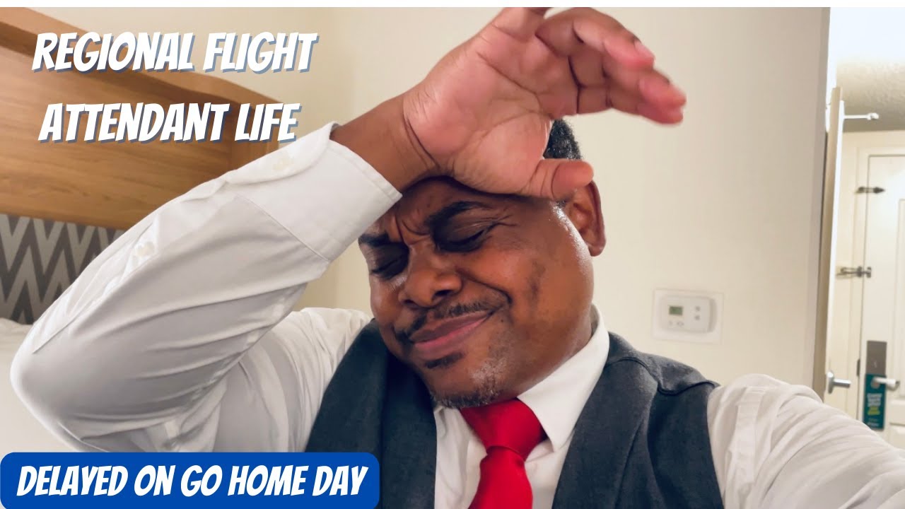Life Of A Regional Flight Attendant | DELAYED 4HRS ON GO HOME DAY ...