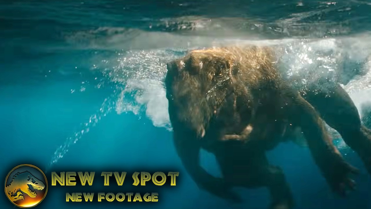 JURASSIC WORLD: REBIRTH - NEW MUTADON & SPINOSAURUS SCENES TV SPOT ...