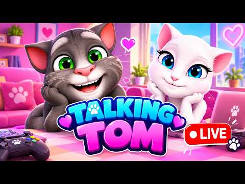 🔴 TALKING TOM LIVE – LET THE FUN BEGIN! 😺🎮 #live #livestream #talkingtom