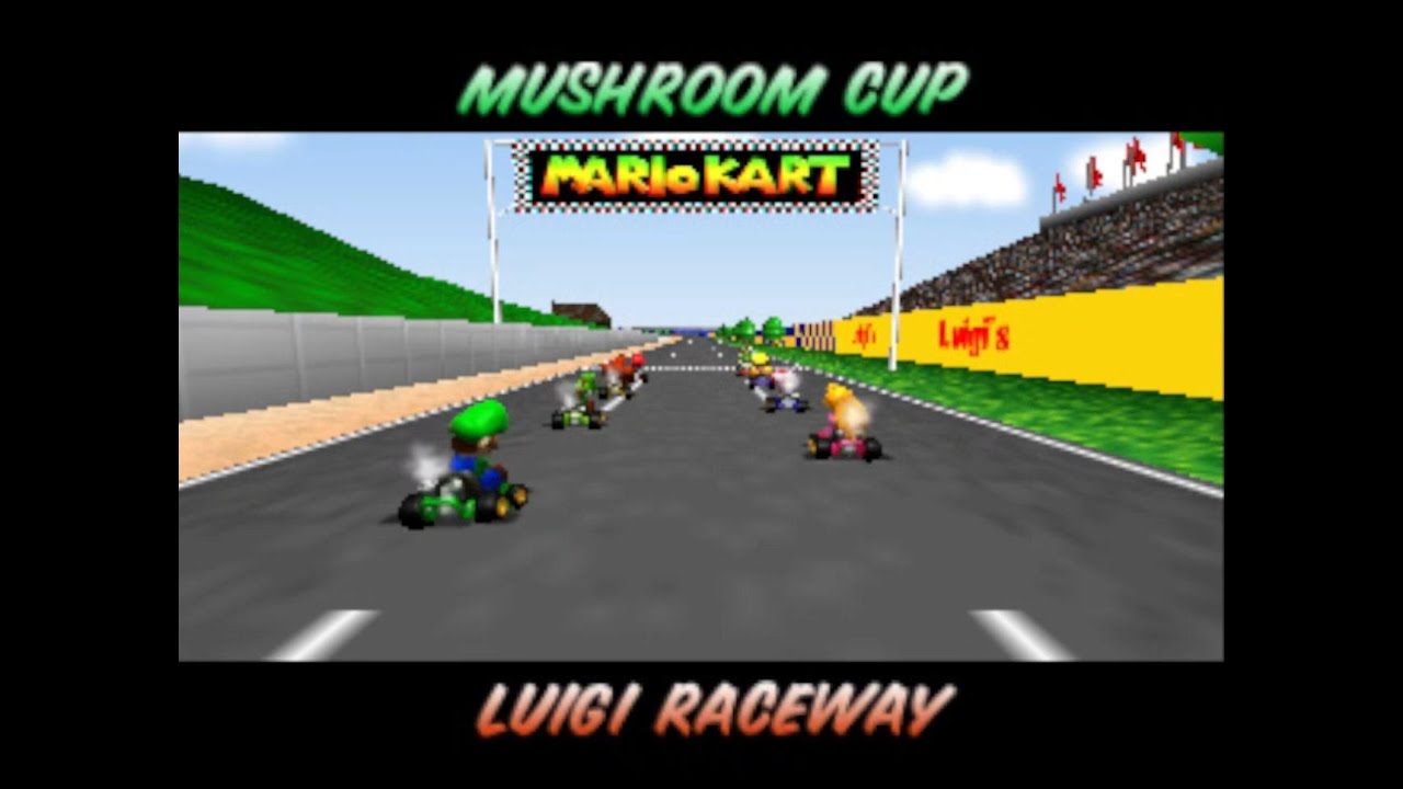 Luigi Raceway - 100cc Grand Prix || Mario Kart 64 - YouTube