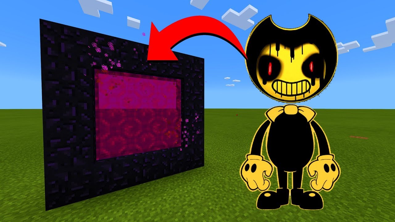How To Make A Portal To The Bendy.exe Dimension in Minecraft! - YouTube