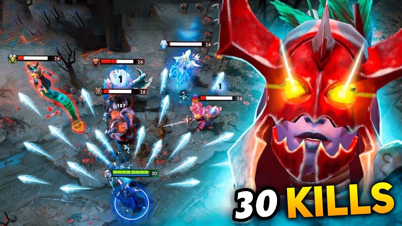 Drow Ranger Insane Damage One Shot🔥🔥🔥Mega Creeps Comeback 30 Kills Dota ...