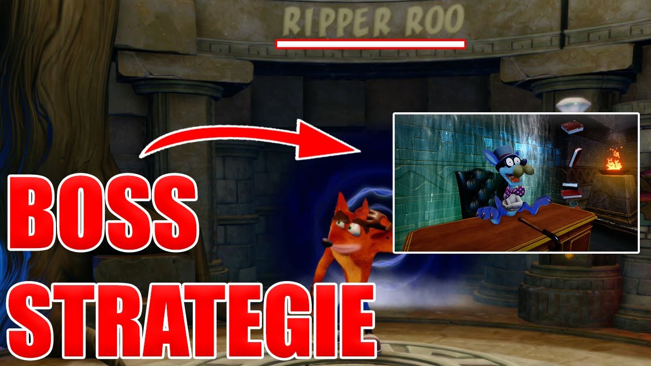 Ripper Roo Boss Strategie - 100% Platin Guide Crash Bandicoot 2 Deutsch ...