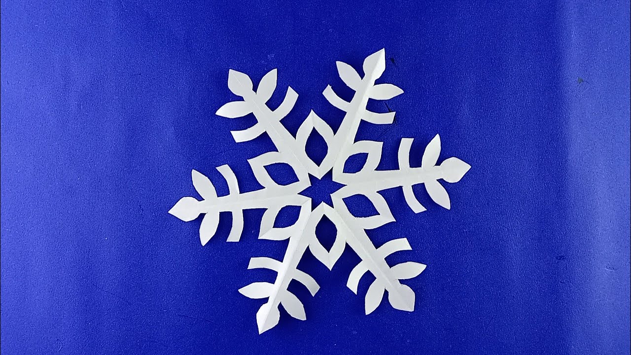 how to make snowflake out of paper | diy paper snowflakes | easy paper ...