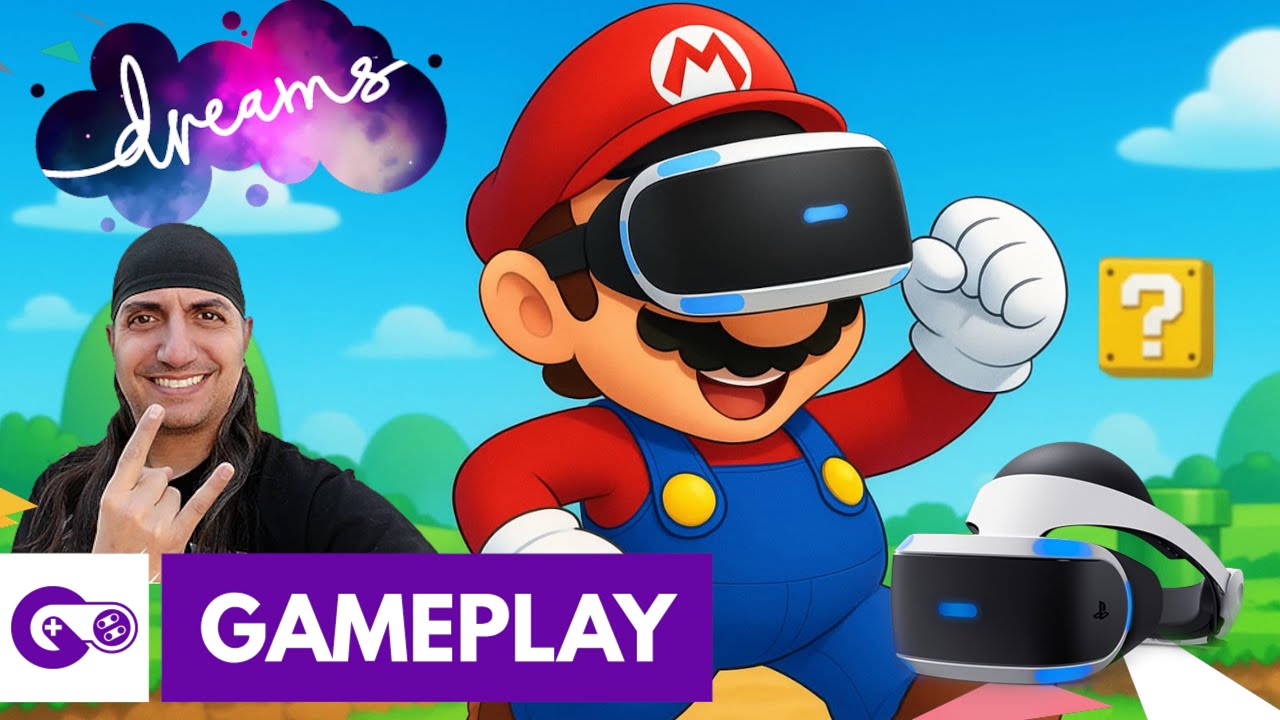 Super Mario EM VR?【no PSVR1】- Feito no jogo Dreams dO PS4 - YouTube