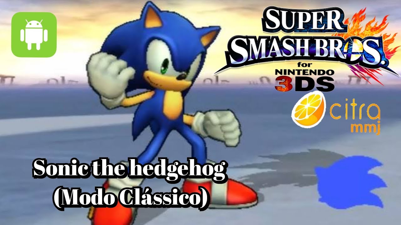 Sonic (Modo Clássico) - Super Smash.Bros for 3DS | Samsung A05s ...