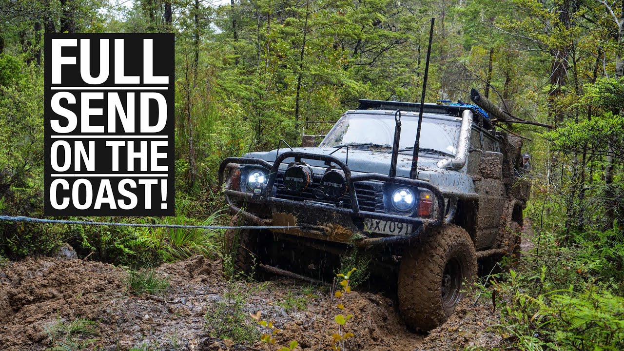 WET & MUDDY 4WD Mission Up STRUGGLE STREET! V8 Discovery, Turbo TD42 ...