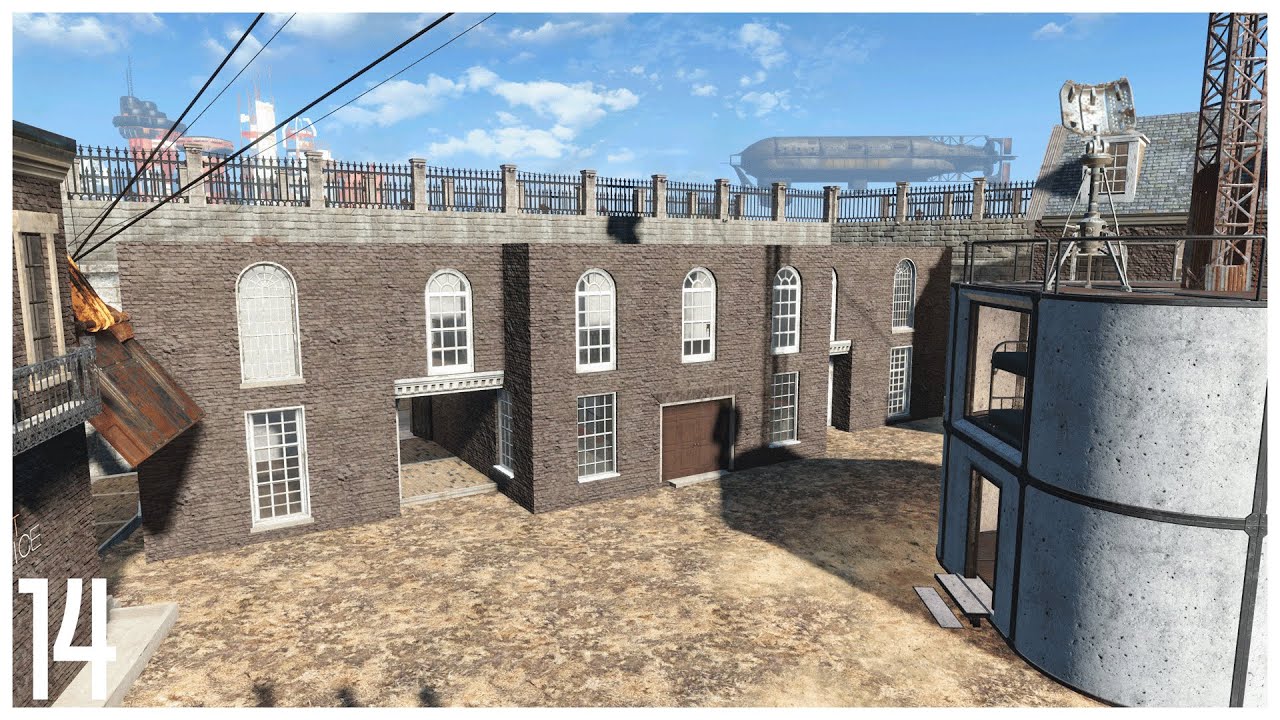 Fallout 4 Settlement Builds #14 | Castle Courthouse, Part 1 | CN Games ...