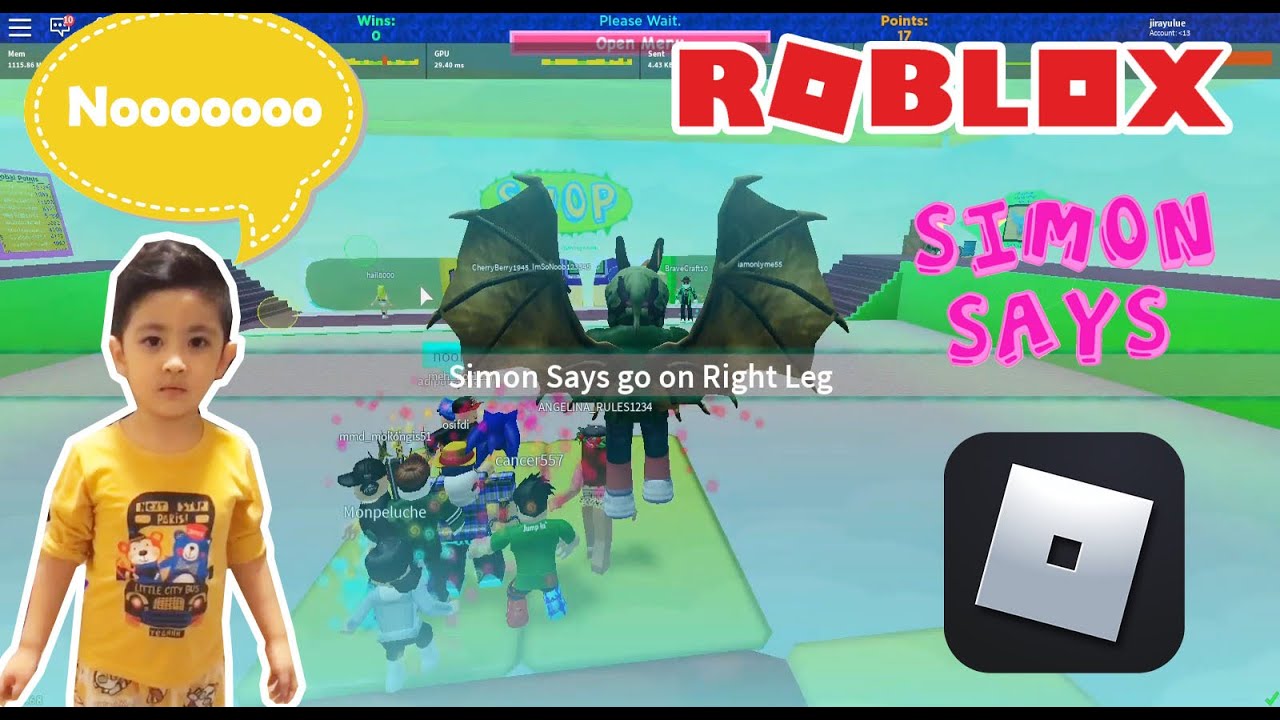Roblox - Simon Says ไซม่อนจอมสั่งการ (ร่วงตลอด) - YouTube