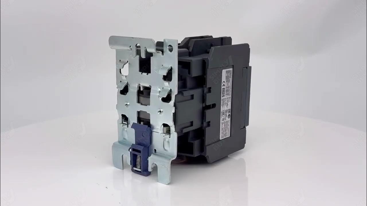 NEW LC1D80G7 Contactor 120V coil replace Schneider Contactor LC1D80G7 AC 3P 80A - YouTube