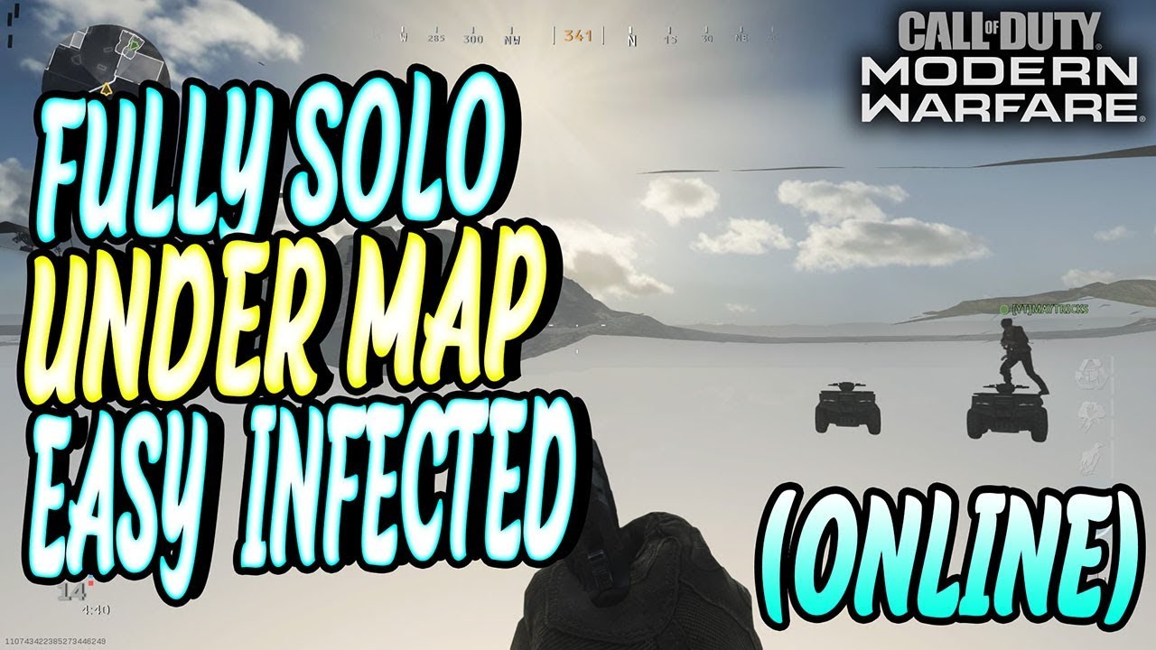 COD MW: *NEW* Under Map Solo INFECTED Online ATV No Methods Easy Best ...