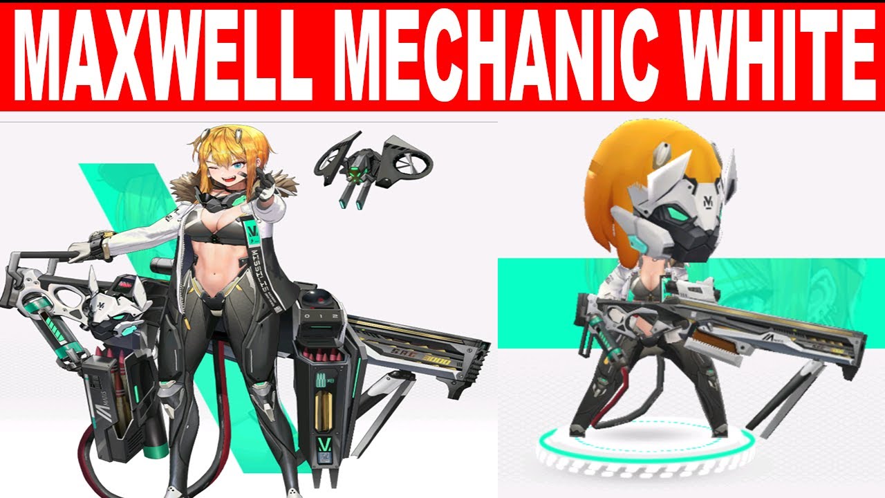 Maxwell Mechanic White Skin How to Get - Goddess Of Victory Nikke - YouTube