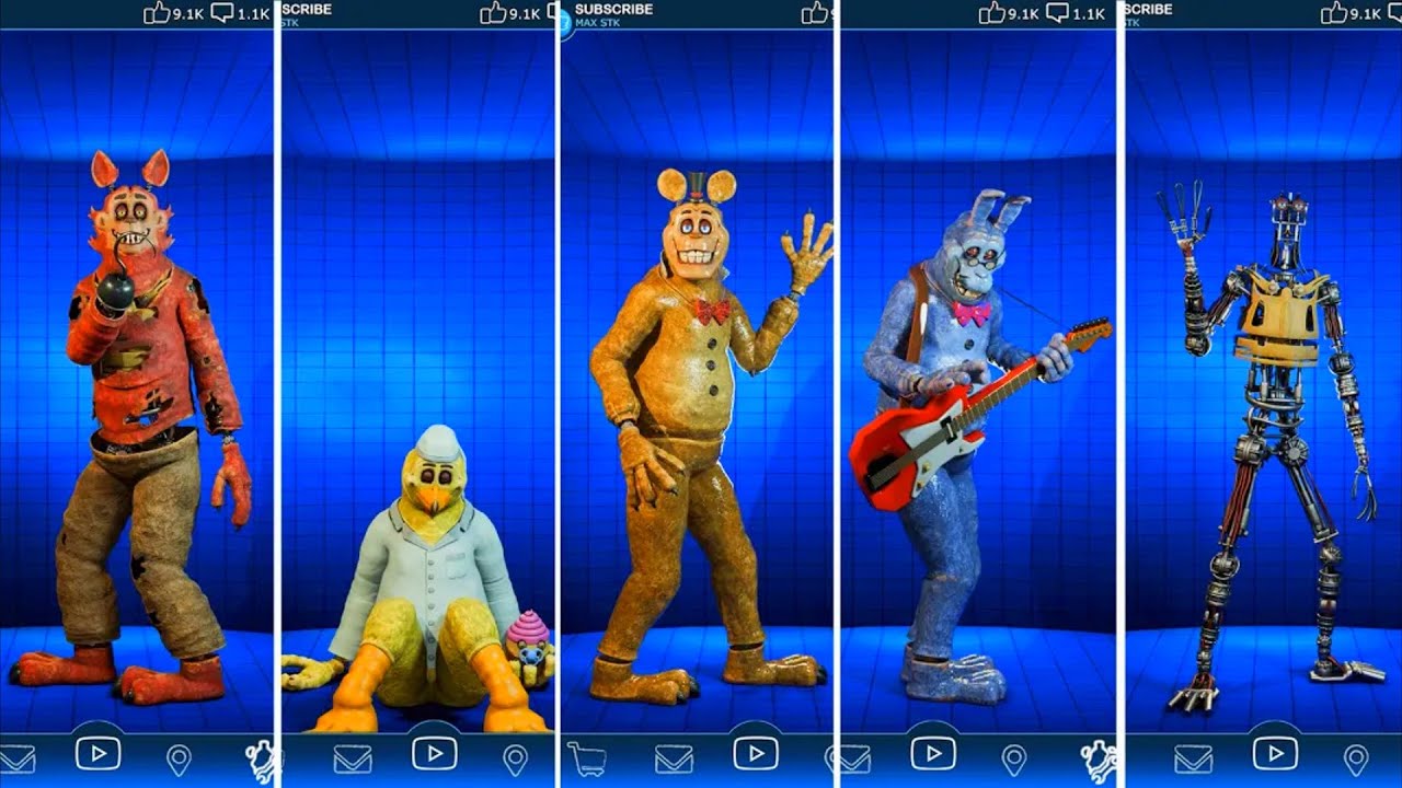 FNaF Fazbear Entertainment in FNAF AR Workshop Animations - YouTube