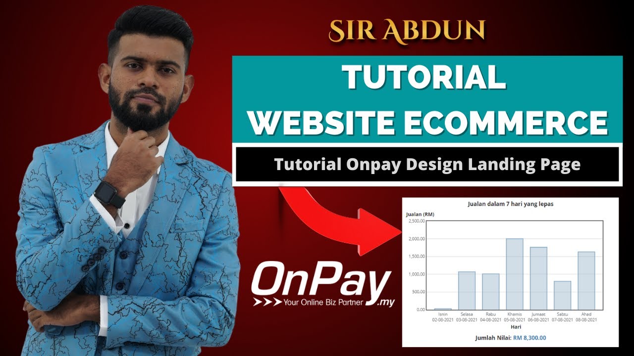 Ecommerce Fasa #1: Tutorial Onpay Design Landing Page | Onpay | Sir Abdun - YouTube
