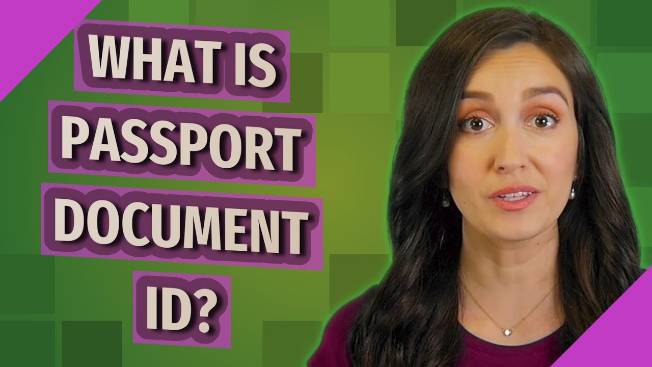 What is passport document ID? - YouTube