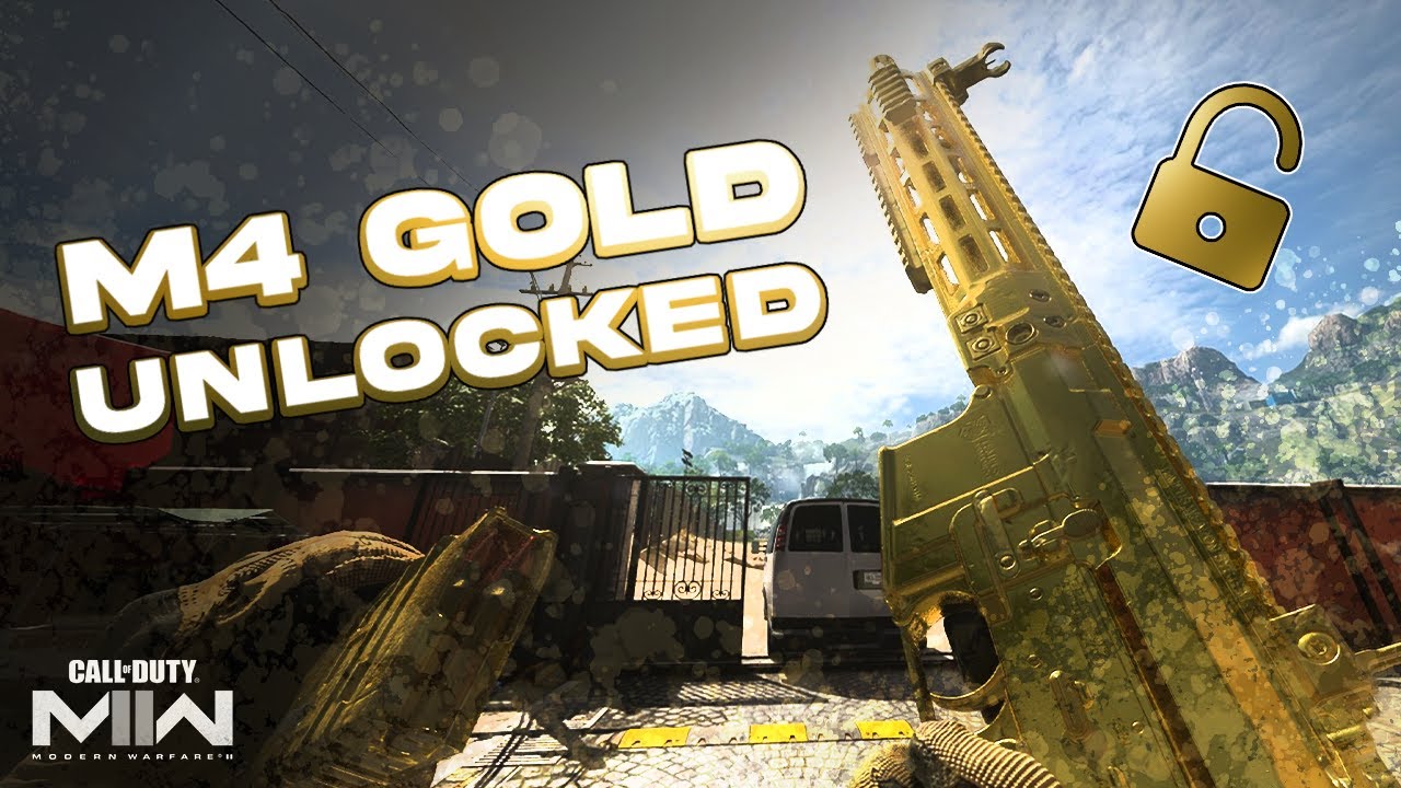 UNLOCKING GOLD ON THE M4! | MW2 - YouTube