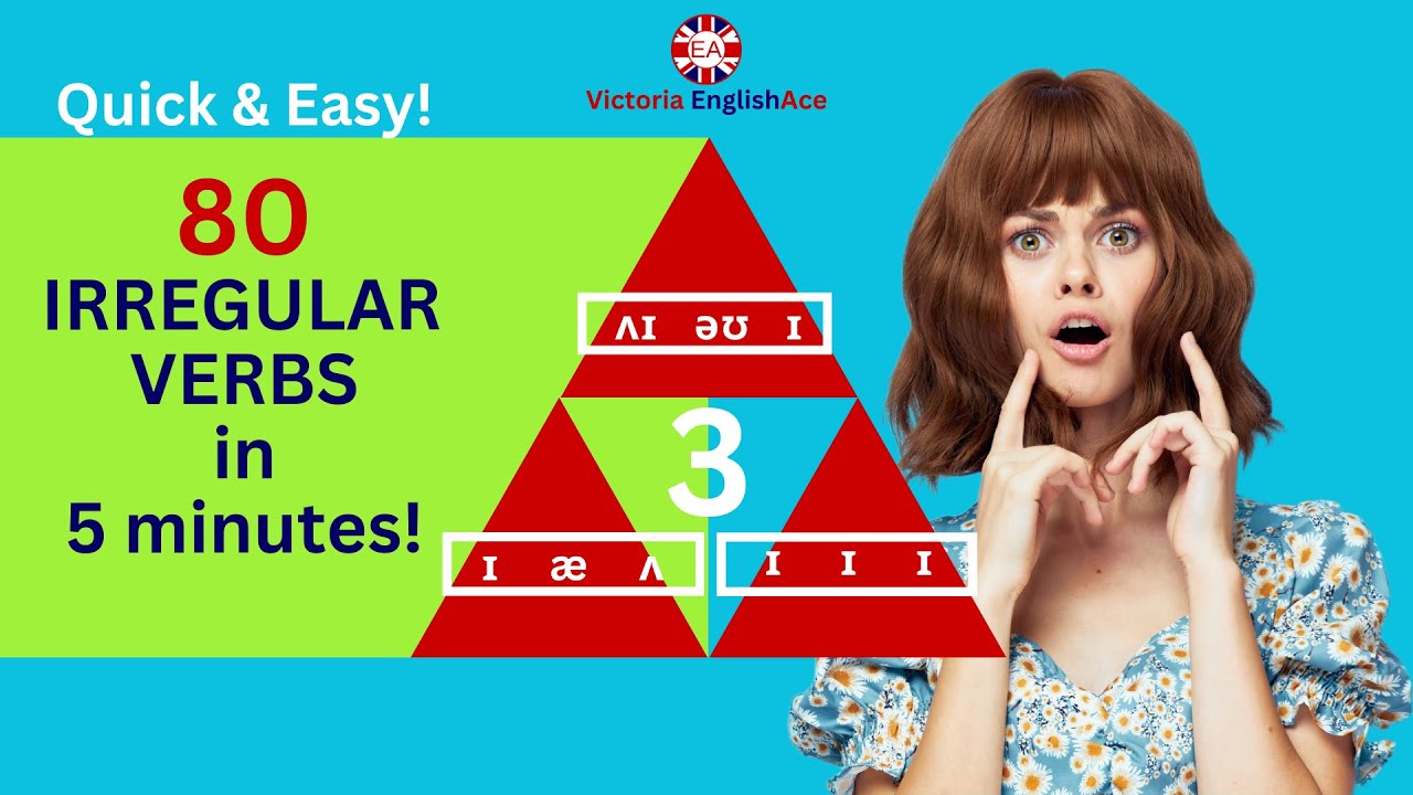 80 IRREGULAR VERBS IN 5 MIN #english #englishirregularverbs # ...